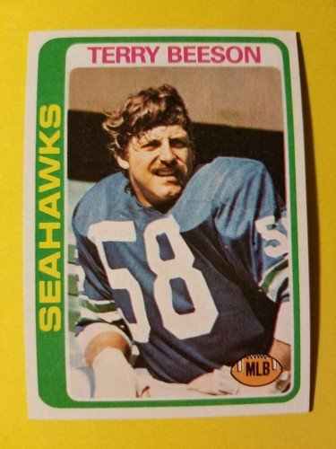 VINTAGE TERRY BEESON #313 SEATTLE SEAHAWKS - KANSAS JAYHAWKS - 1978 ...
