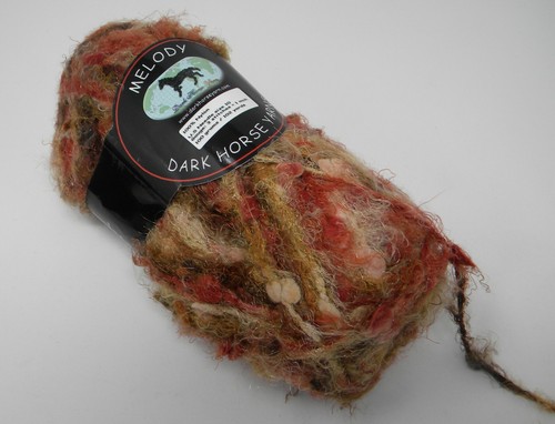 Dark Horse MELODY Nubs Fuzzy Rust Brown Yarn #103 | eBay
