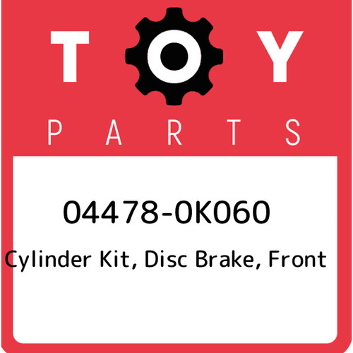 04478-0K060 Toyota Cylinder kit, disc brake, front 044780K060, New ...