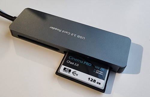 Silicon Power 128GB Cinema PRO CFX 310 cFAST 2.0 Memory Card + Card ...