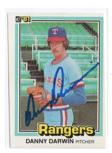 DANNY DARWIN TEXAS RANGERS 1981 DONRUSS IP/TTM AUTOGRAPH AUTO | eBay