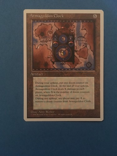 Magic The Gathering MTG - Fourth Edition - Armageddon Clock | eBay