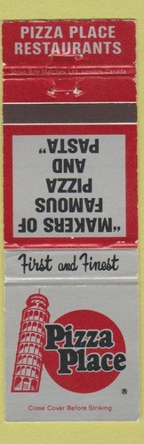 Matchbook Cover - Pizza Place Restaurants Leaning Tower of Pisa | eBay