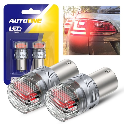 2PCS 7506 1156 P21W LED Red Brake Tail Stop Bulb Light Error For Free ...