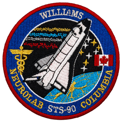 CSA-ASC STS-90 Dave Williams Crest Canadian Space Agency Patch CSA ASC ...