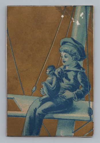 Girl Edge Stogie Cigar Columbus Ohio Boy Monkey Ship Victorian Trade ...