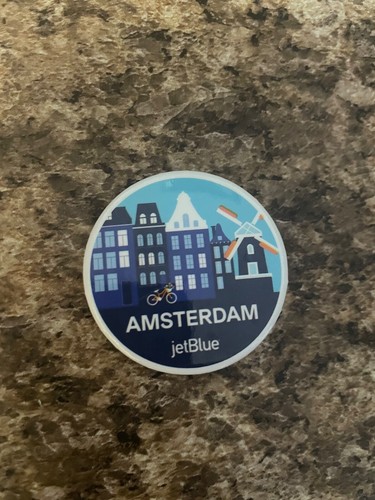 JetBlue Amsterdam New Blue City Pin | eBay