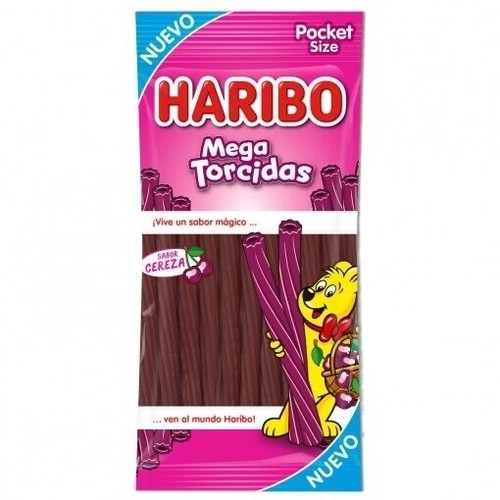 Haribo TWISTED CHERRY gummies -160g VEGETARIAN -Made in Spain- FREE ...