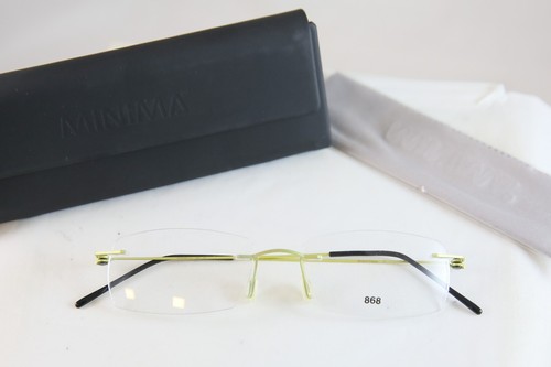 NEW MINIMA 7C TITANIUM RIMLESS EYEGLASSES MADE IN FRANCE | eBay