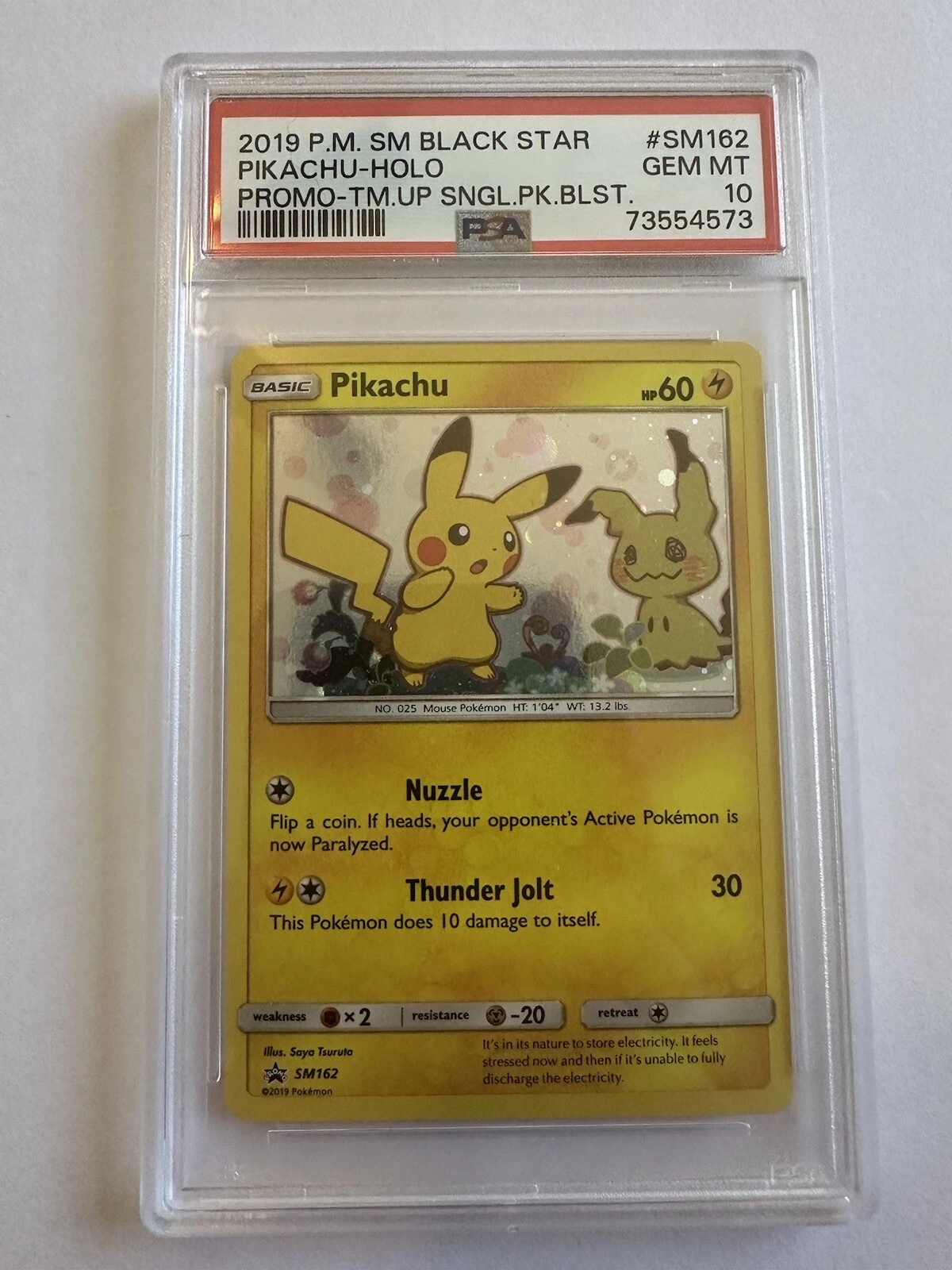 Pikachu 2019 Sun & Moon: Black Star Promo #SM162 Single Pack Blisters ...