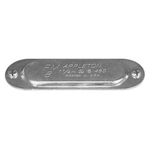 Appleton 480, Conduit Outlet Body Cover, 1-1/4 Form 8 Steel Cover, 1 PC ...
