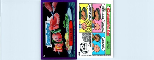 2023 GARBAGE PAIL KIDS CHROME 6 PURPLE REFRACTOR CARD 245a SHISH K. BOB ...