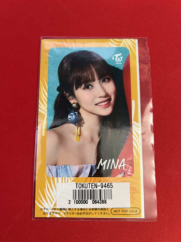 Twice Mina sticker official Happy Happy Japanese Album | eBay