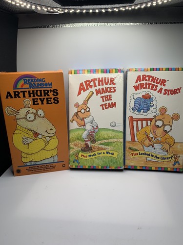 Arthur VHS Lot of 3 - Makes The Team Writes A Story Arthur’s Eyes ...