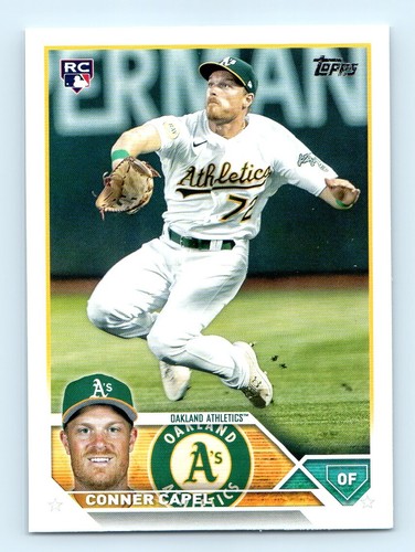 2023 Topps Series 2 Conner Capel Rookie Oakland Athletics #418 | eBay