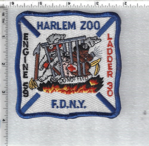 Engine 59 - Ladder 30 Harlem Zoo - Fire Department Shoulder Patch | eBay
