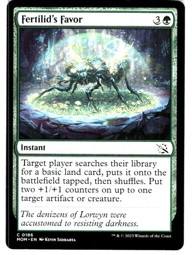 MTG March of the Machine Fertilid's Favor 0186 C NM/MT | eBay