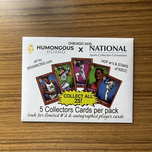 Humongous Hoard 2025 National Sports Collectors Convention 5 Card Pack ...