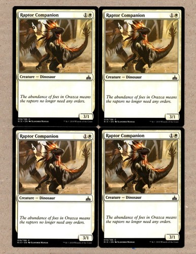 Raptor Companion X 4 Common Rivals of Ixalan Magic the Gathering MTG | eBay