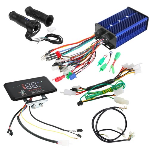 48v 60v 72v 3000W Brushless Motor Controller Display Electric Scooter E ...