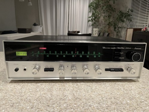 SANSUI 2000A stereo receiver serviced/Super Clean/Lights On Mod/40 ...