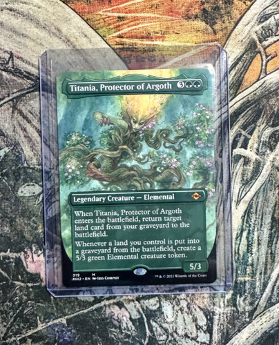 MTG Titania, Protector Of Argoth - Modern Horizons 2 - Borderless ...