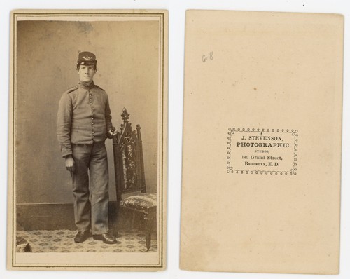 CIVIL WAR SOLDIER CDV – VETERAN RESERVE CORPS – INVALID CORPS – VRC | eBay
