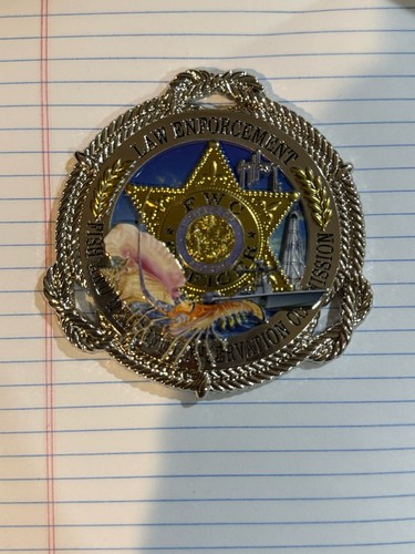 RARE FWC Florida Keys Speed Up, Trim Up Guy Harvey Challenge Coin | eBay