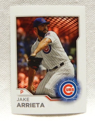 JAKE ARRIETA CHICAGO CUBS 2017 TOPPS BASEBALL STICKER TRADING CARD | eBay
