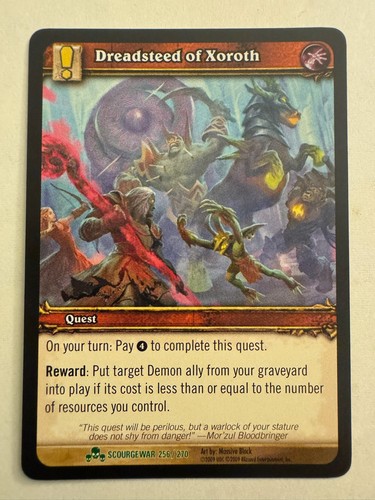 World of Warcraft TCG Scourgewar 256/270 Dreadsteed of Xoroth | eBay