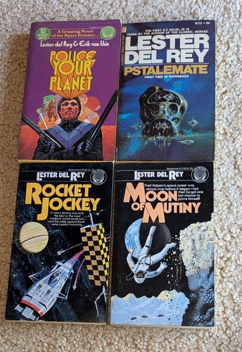 4 Lester Del Rey Sci Fi Books PB Good Condition | eBay