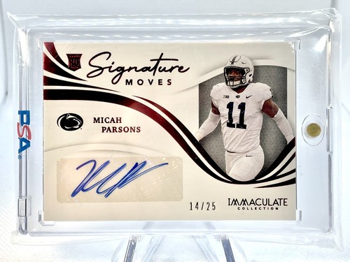 2021 Panini Immaculate Collection Collegiate - Signature Moves Micah ...