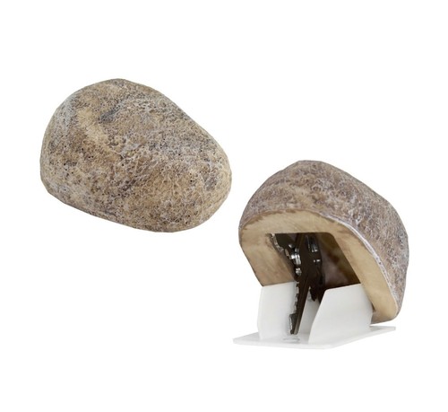 Fake Rock Spare Key Hider with Secret Hidden Compartment - Blends Into ...