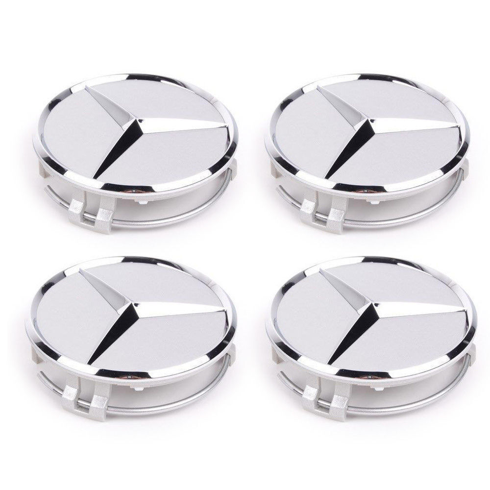 ORIGINAL Mercedes Benz Rad Kappen Naben Felgen Deckel Embleme Radzier ...