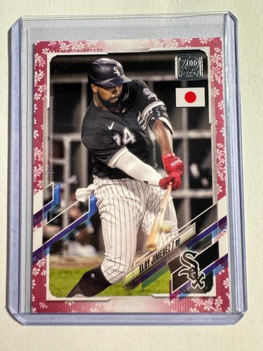K143,324 - 2021 Topps Japan Cherry Blossoms #140 Eloy Jimenez #/99 | eBay