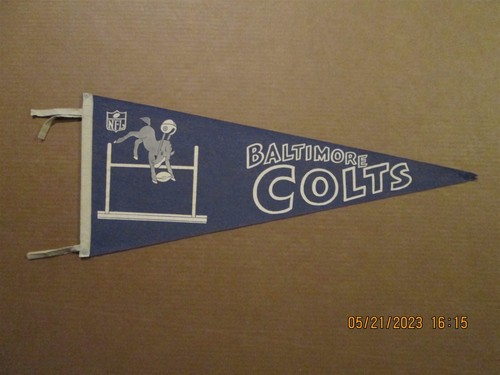 NFL Baltimore Colts Vintage Defunct Circa 1960's Team Logo Football ...