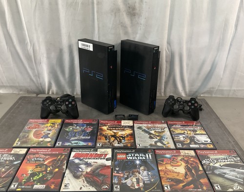 Lot of 2 Sony PlayStation 2 PS2 SCPH-30001 R Game Consoles Bundle | eBay