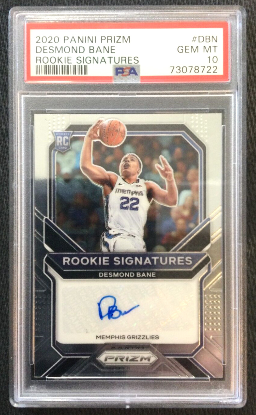Desmond Bane 2020 Prizm #RS-DBN Rookie Signatures Price Guide - Sports ...