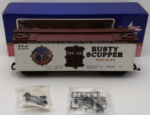 USA Trains G Scale Rusty Scupper Beer 020 Box Car EX/Box | eBay