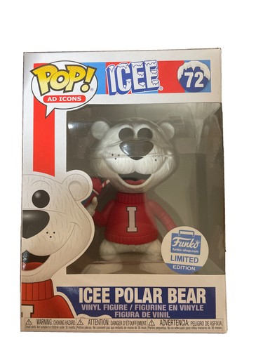 Funko Pop! Ad Icons 72 ICEE POLAR BEAR Funko Shop Limited Edition FREE ...