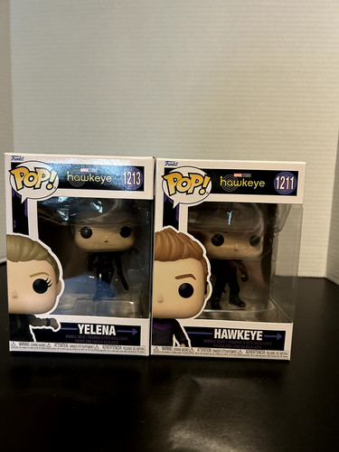 Funko Pop! Vinyl: Marvel HAWKEYE Lot Of 2 Hawkeye #1211 And Yelena ...