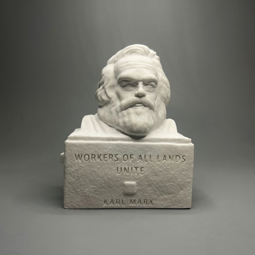 Karl Marx Sculpture Plaster Artwork Tool Marxism Keepsake Soviet Figure ...