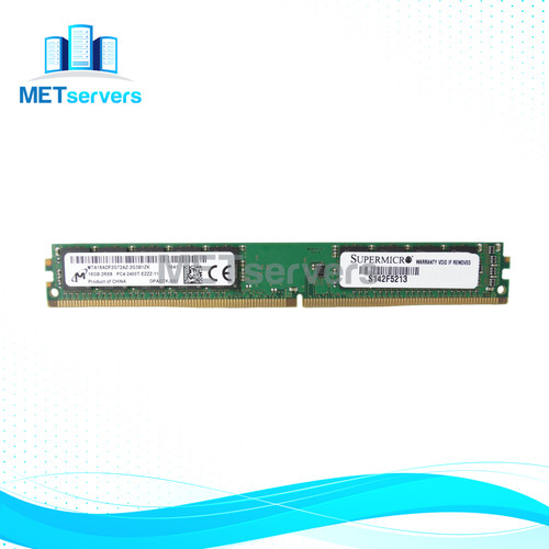 MTA18ADF2G72AZ-2G3B1 Micron 16GB 2Rx8 PC4-19200 DDR4 ECC Unbuffered VLP ...
