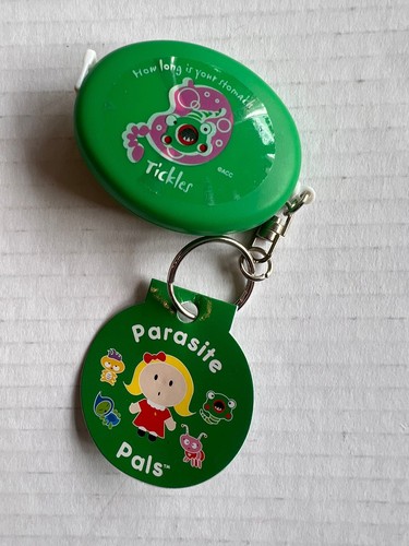 New Rare Tickles Green Keychain Measuring Tape Accoutrements Parasite ...