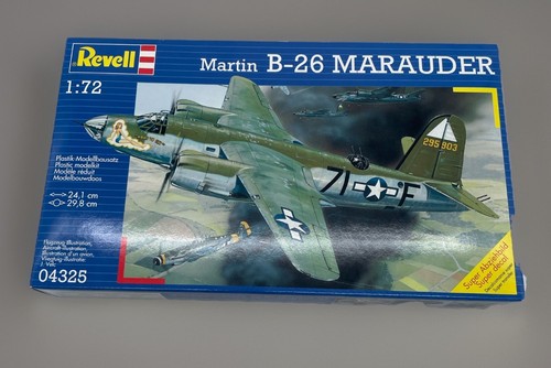 1994 REVELL 04325 MARTIN B-26 MARAUDER WWII BOMBER 1/72 MODEL AIRPLANE ...