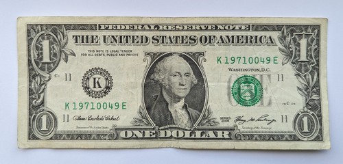 Apr. 9th or Sept. 4th, 1971 Fancy $1 Dollar Serial DATE Birthday ...