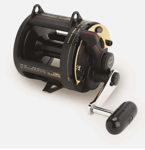 Shimano TLD 25 Lever Drag Fishing Reel Right Hand Reel Gear Ratio: 3.6 ...