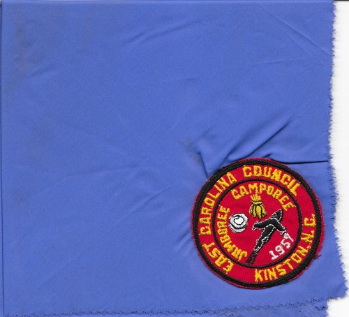 1957 Camporee Patch on Neckerchief East Carolina Council Boy Scout of America | eBay
