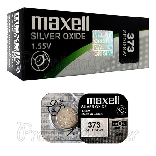 2 x Maxell 373 Silver Oxide batteries 1.55V SR916W SR68 V373 Watches 0% ...