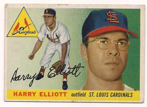 1955 Topps Rookie Harry Elliott St. Louis Cardinals #137 | eBay